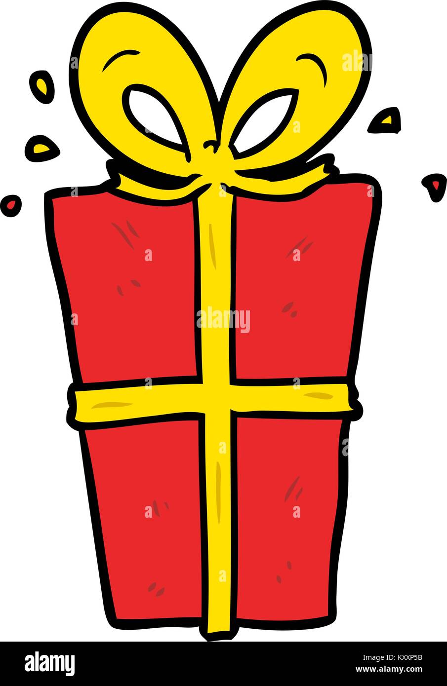 cartoon wrapped gift Stock Vector Image & Art - Alamy