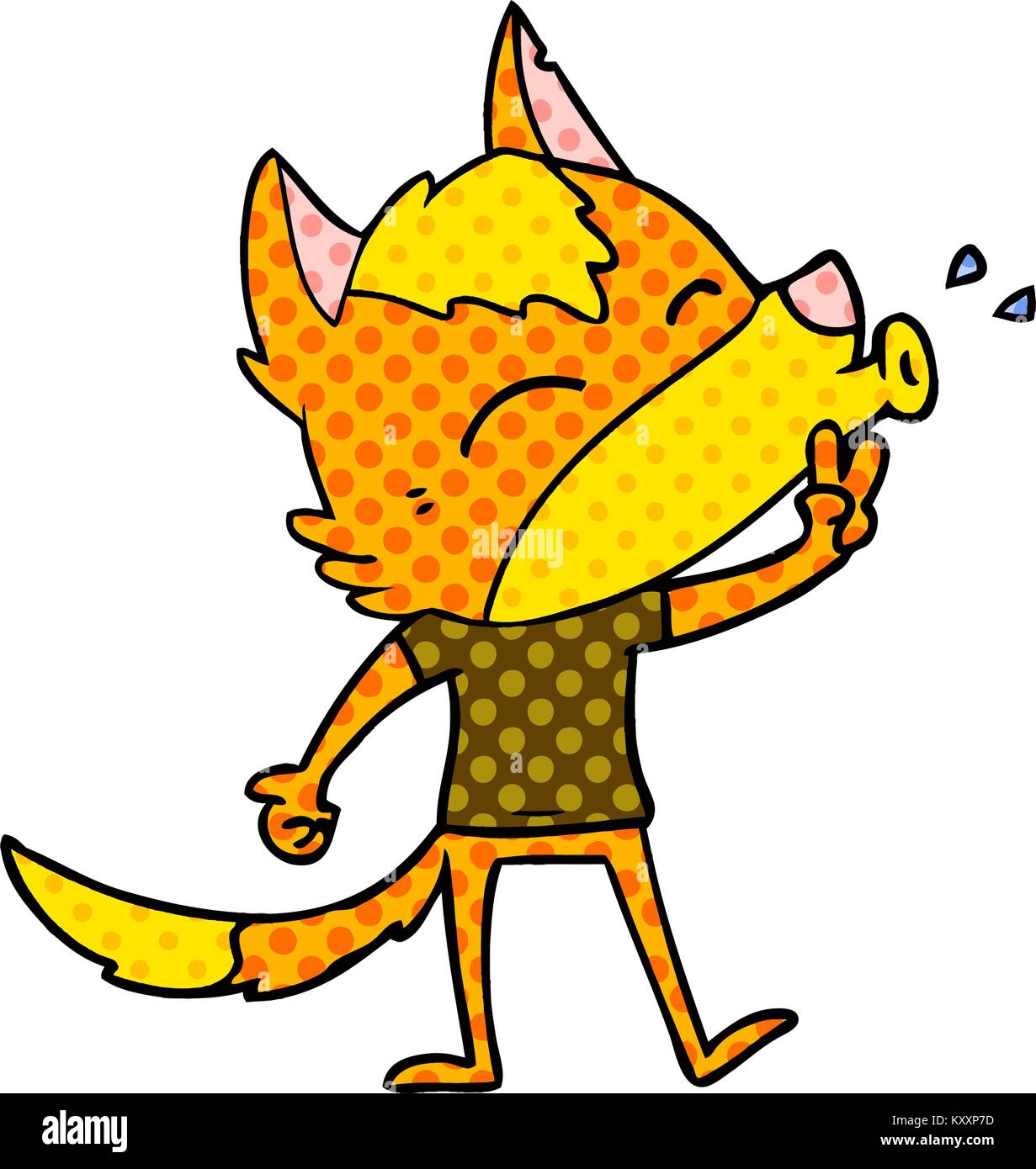 fox cartoon character Stock Vector Image & Art - Alamy