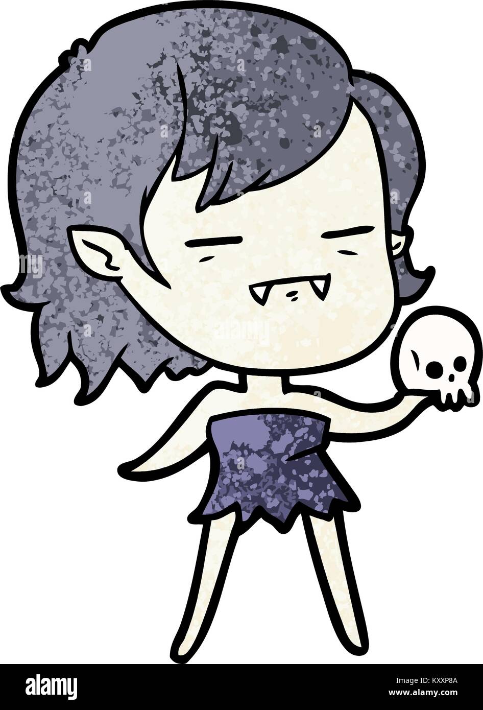 cartoon undead vampire girl Stock Vector Image & Art - Alamy