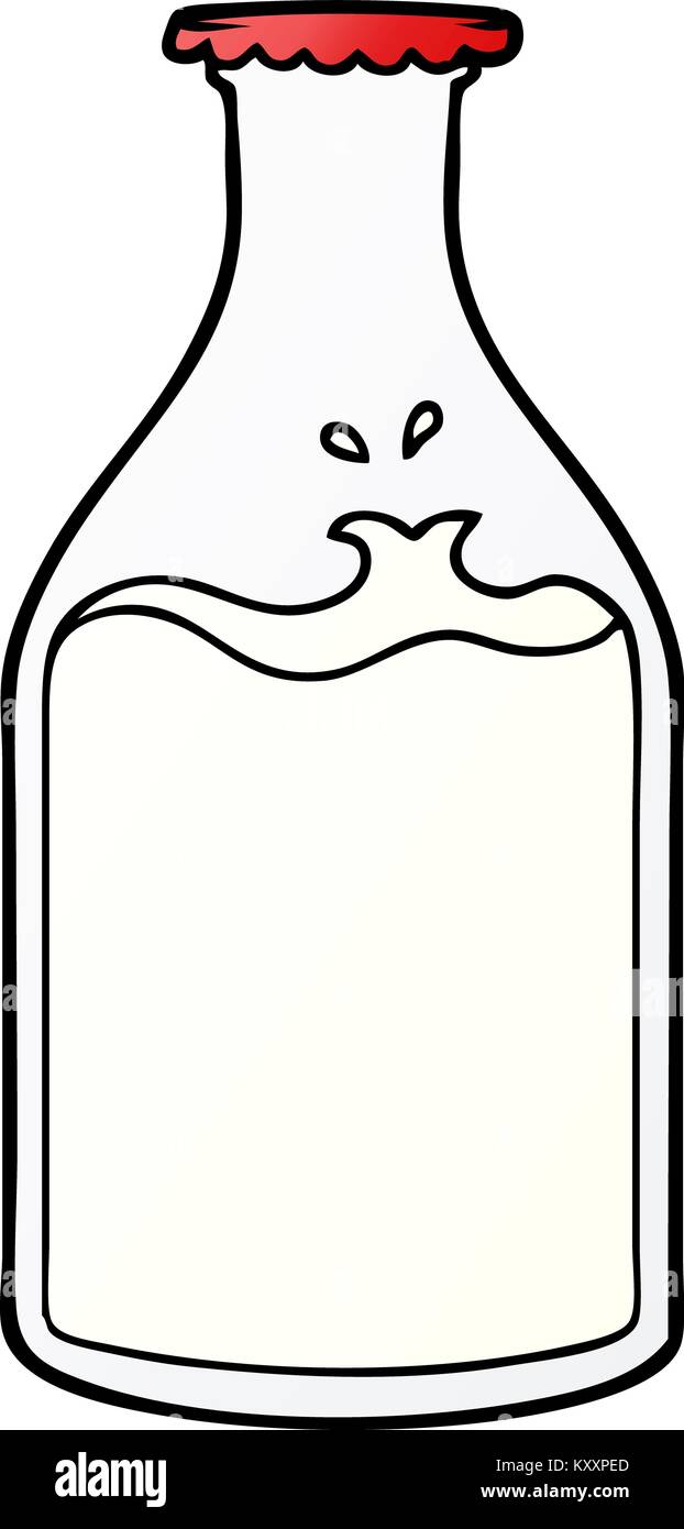 cartoon milk bottle Stock Vector Image & Art - Alamy