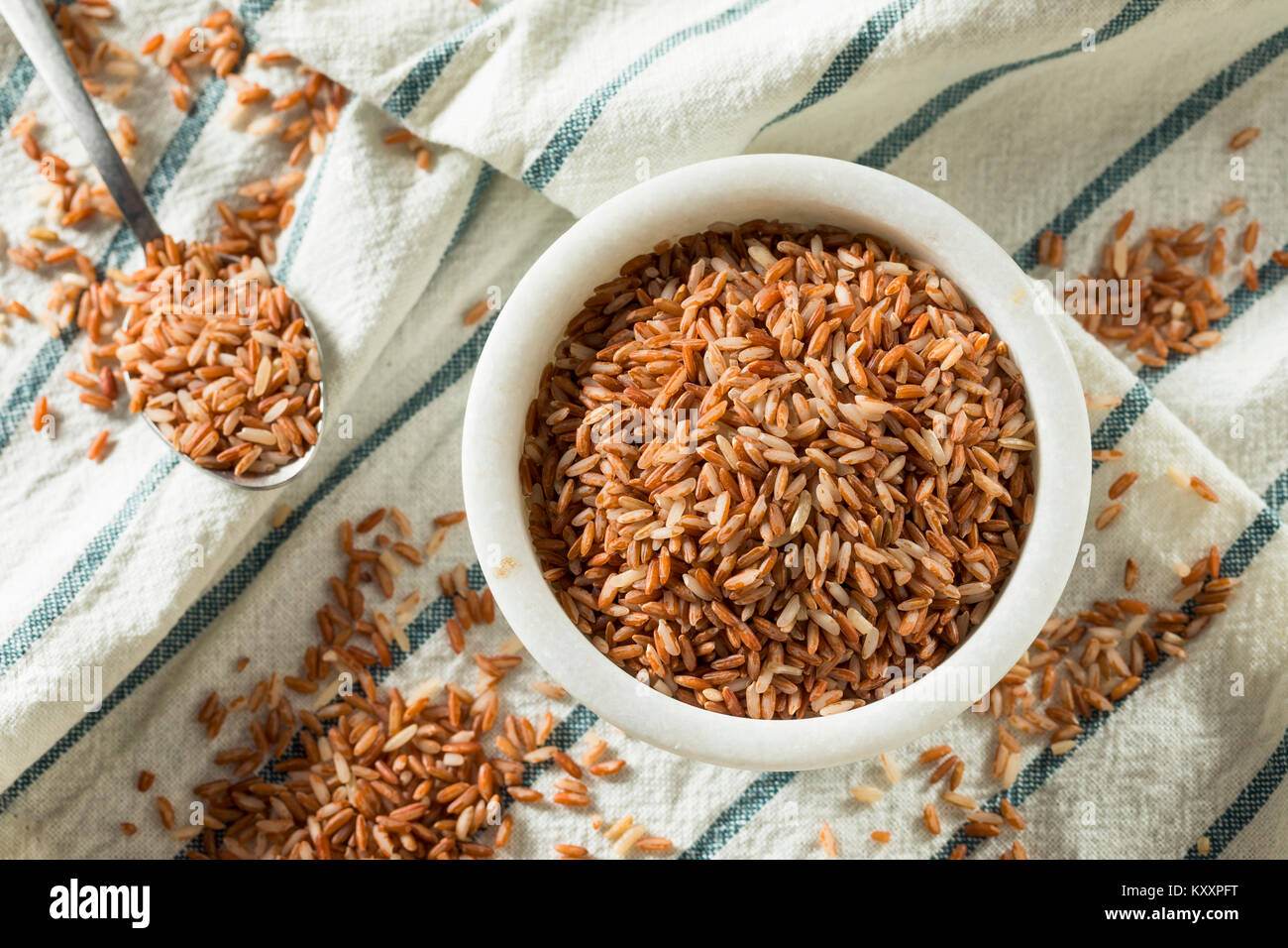 Red rice in bowl hi-res stock photography and images - Alamy