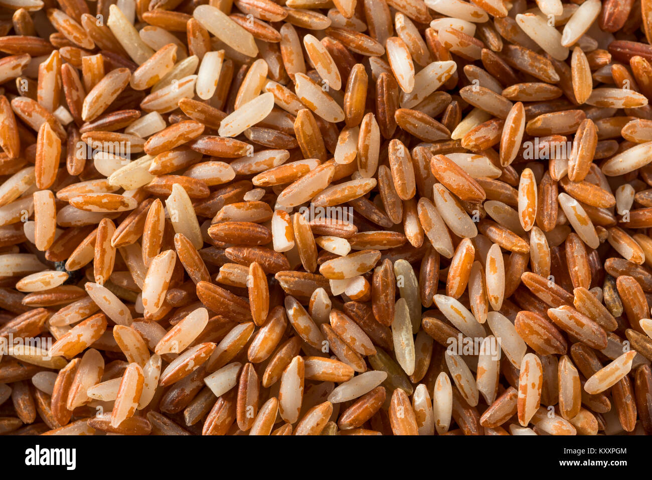 Raw Organic Red Rice in a Bowl Stock Photo - Alamy