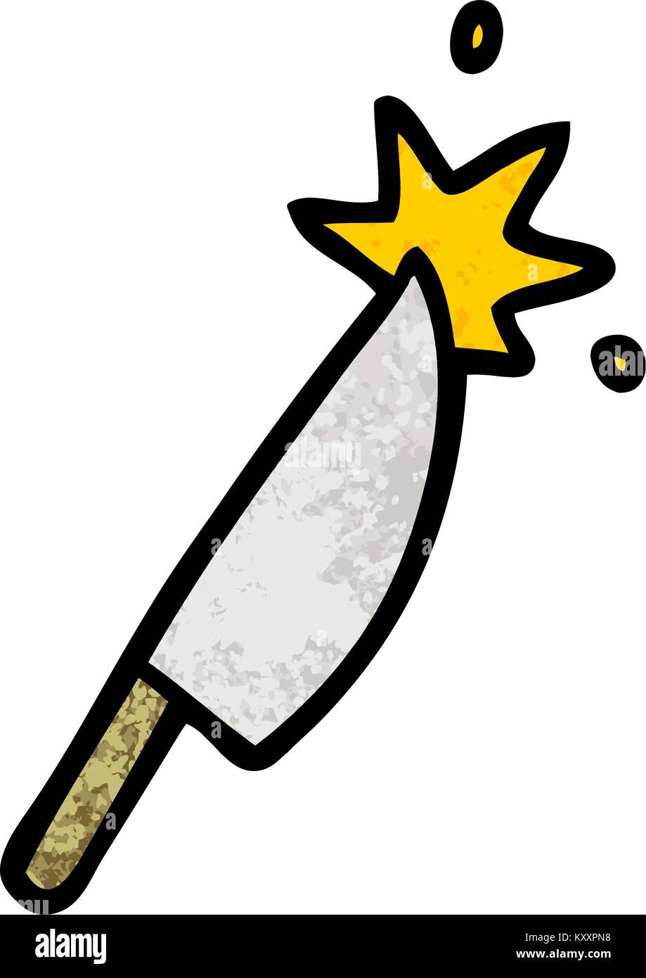 cartoon sharp knife Stock Vector Image & Art - Alamy