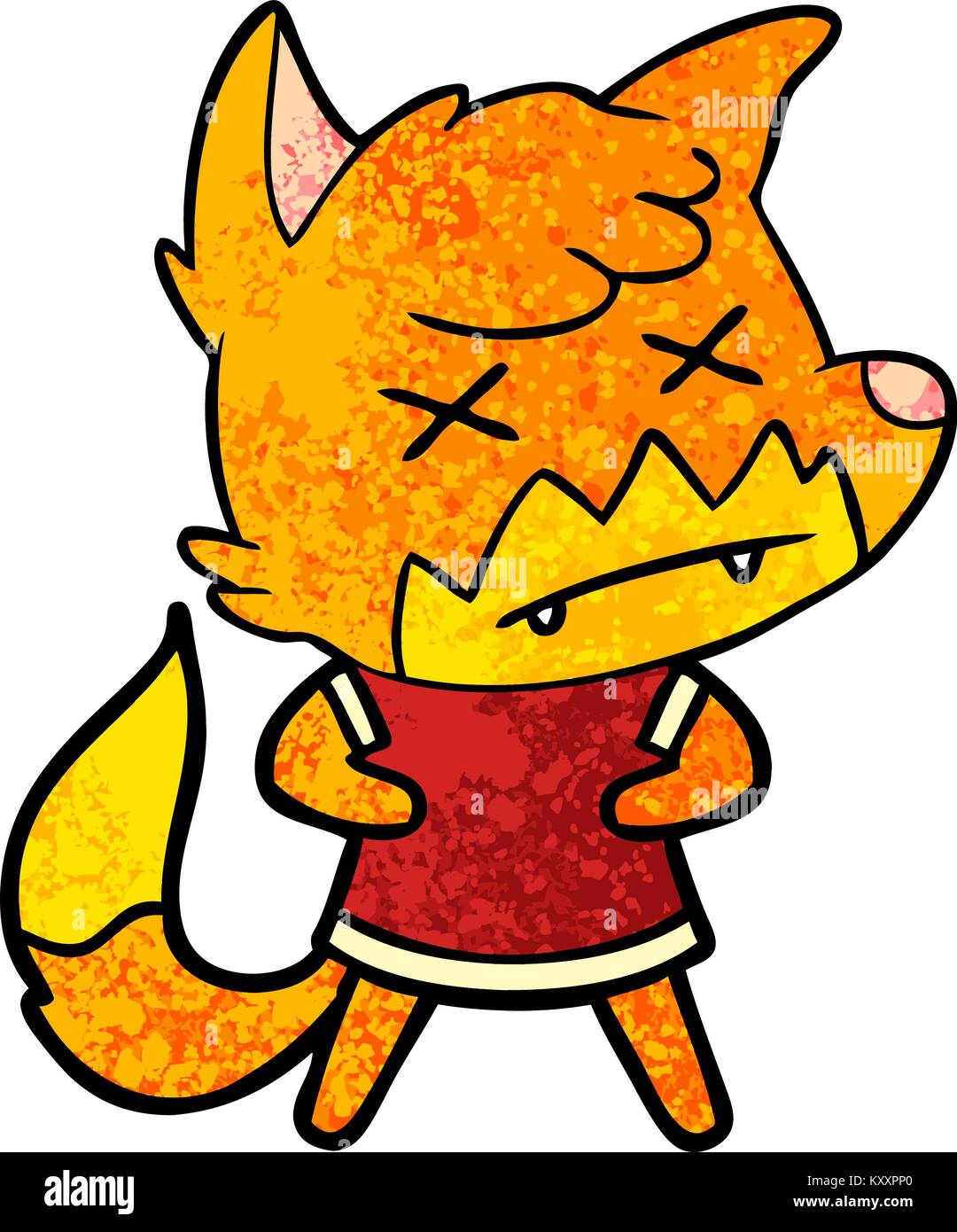 fox cartoon character Stock Vector Image & Art - Alamy