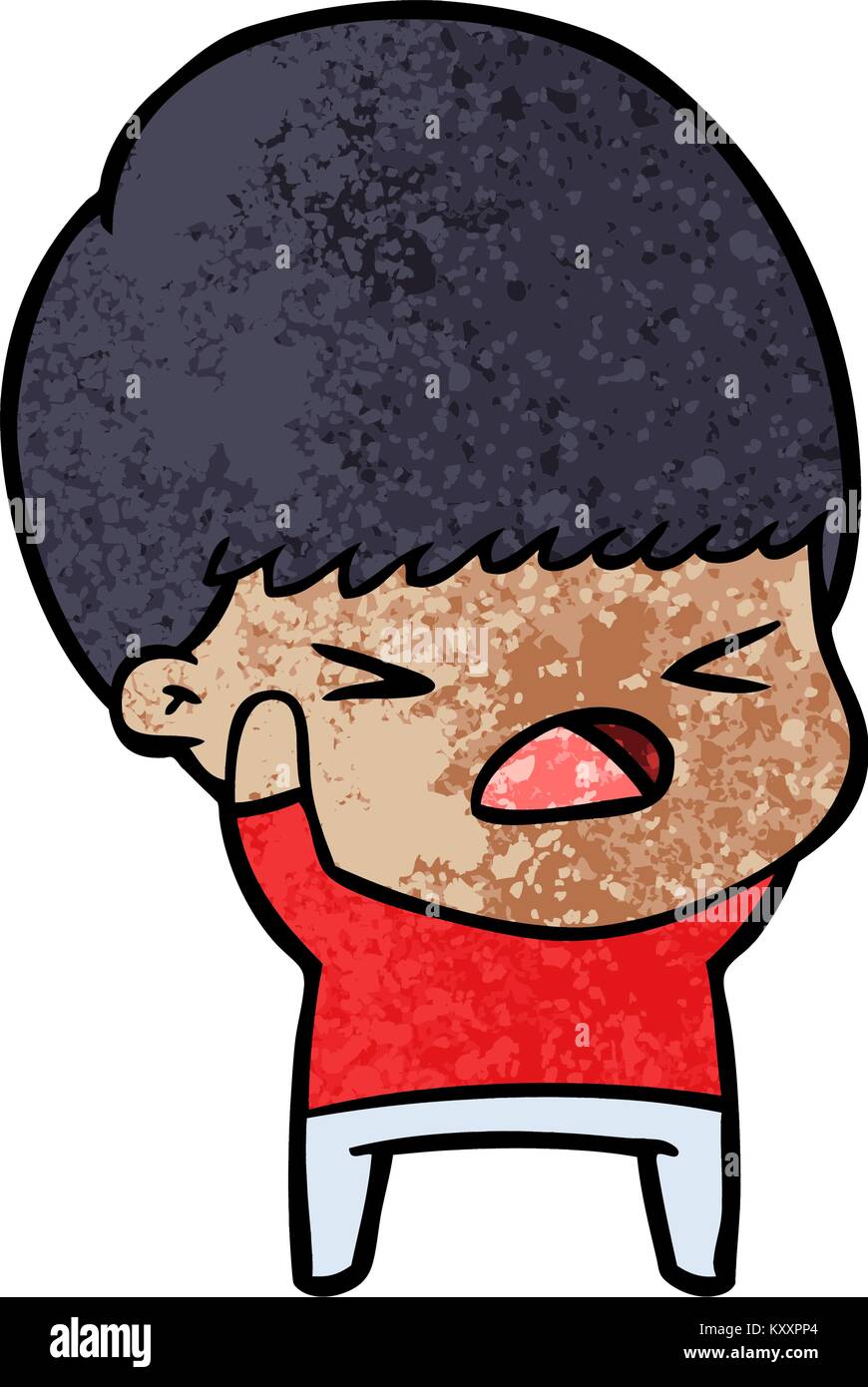 cartoon stressed man Stock Vector Image & Art - Alamy