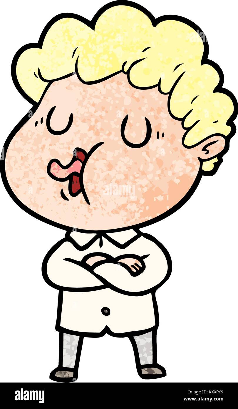 cartoon man singing Stock Vector Image & Art - Alamy