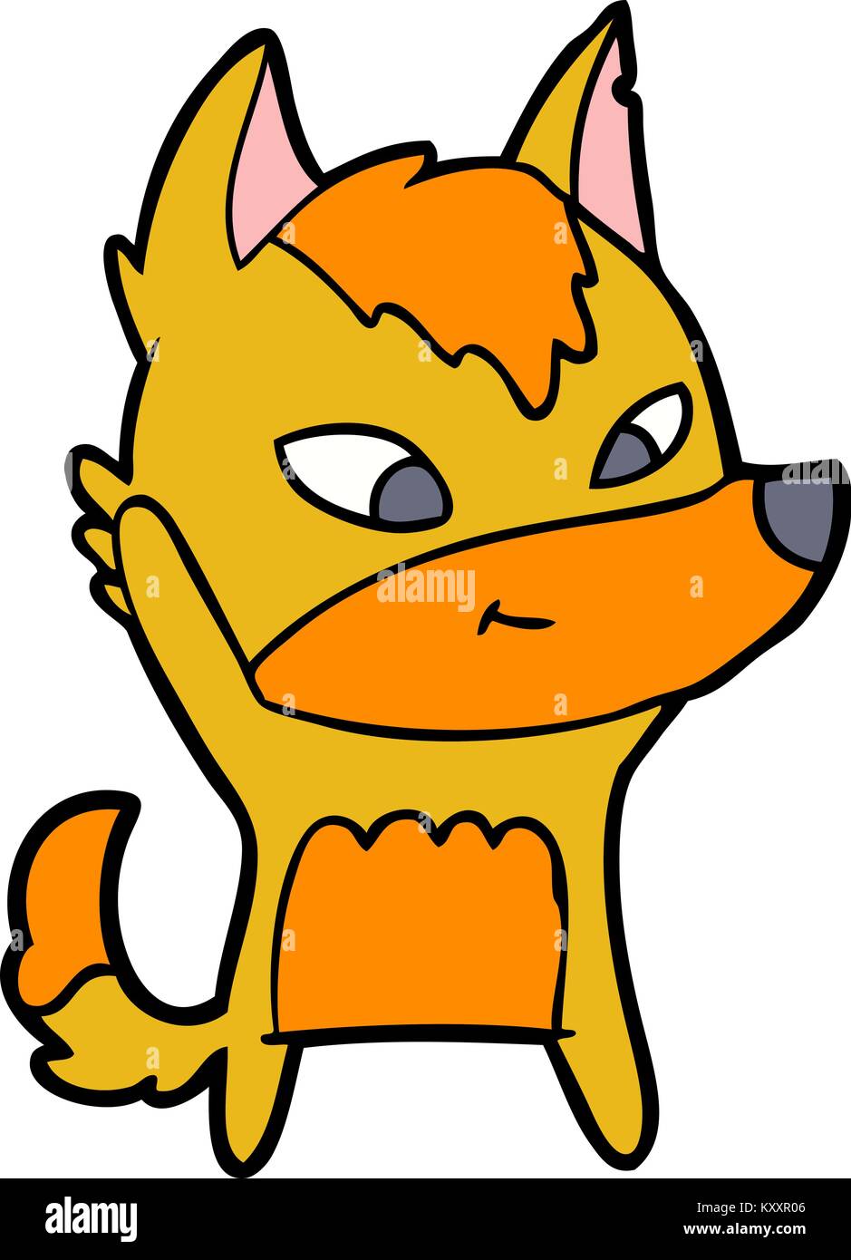 fox cartoon character Stock Vector Image & Art - Alamy
