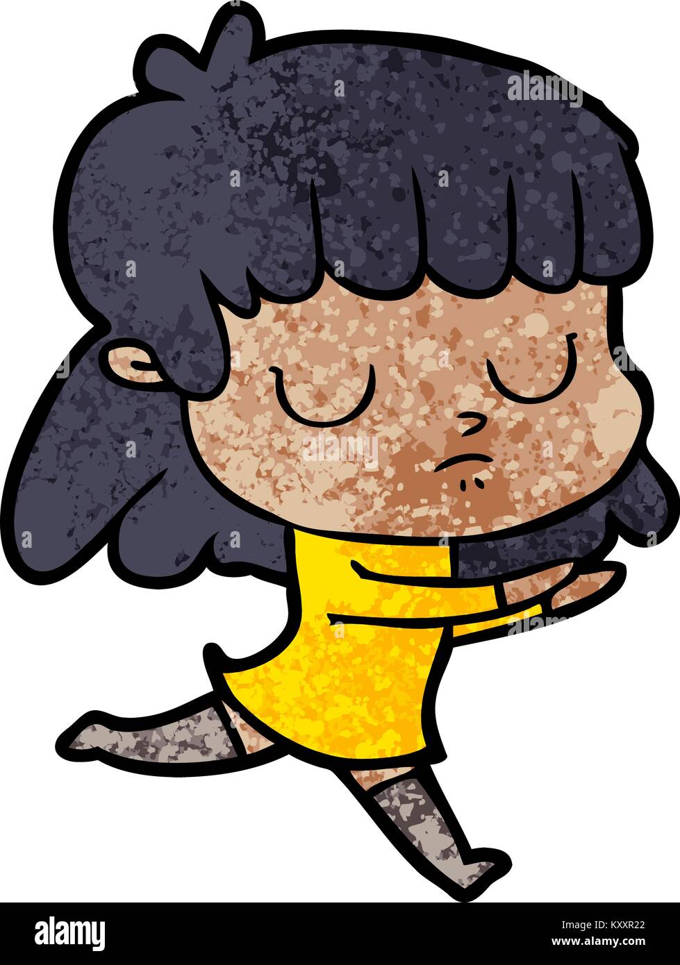 cartoon indifferent woman Stock Vector Image & Art - Alamy