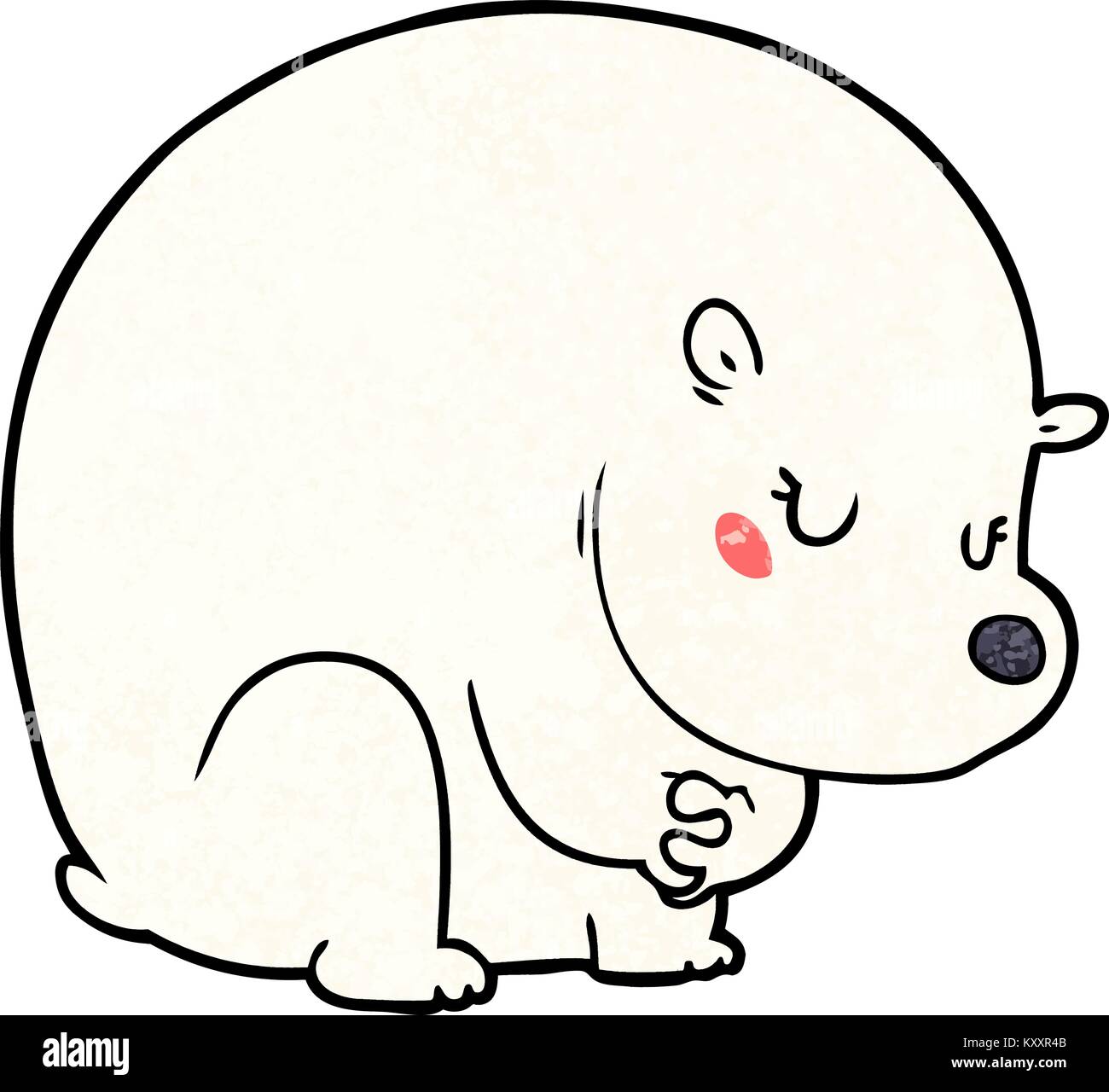 Cute Cartoon Polar Bear Stock Vector Image And Art Alamy