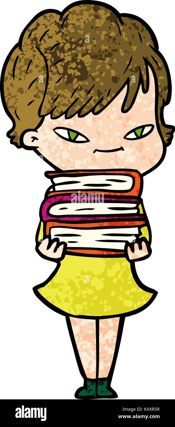 cartoon happy woman Stock Vector Image & Art - Alamy