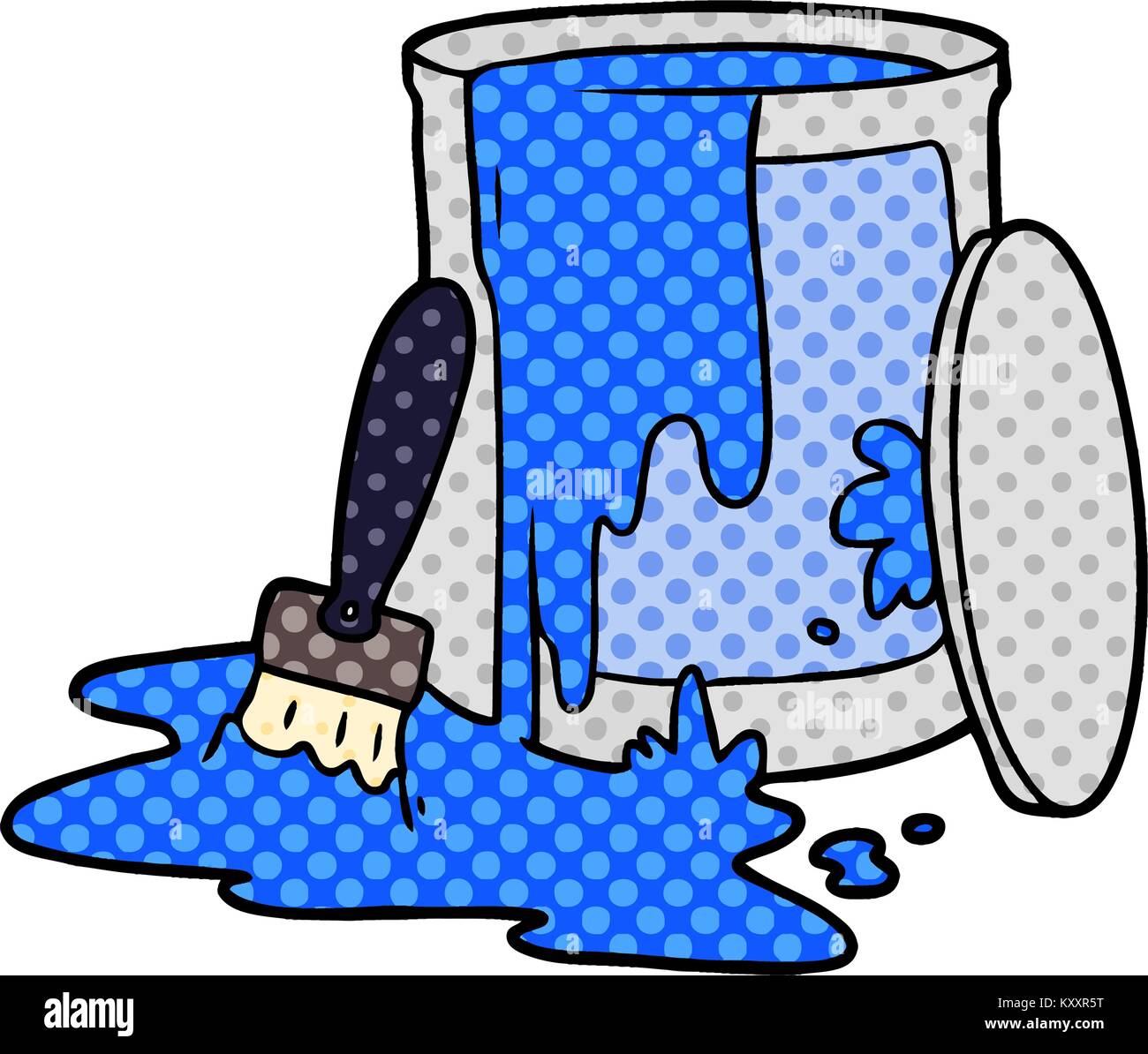 cartoon paint bucket Stock Vector Image & Art - Alamy
