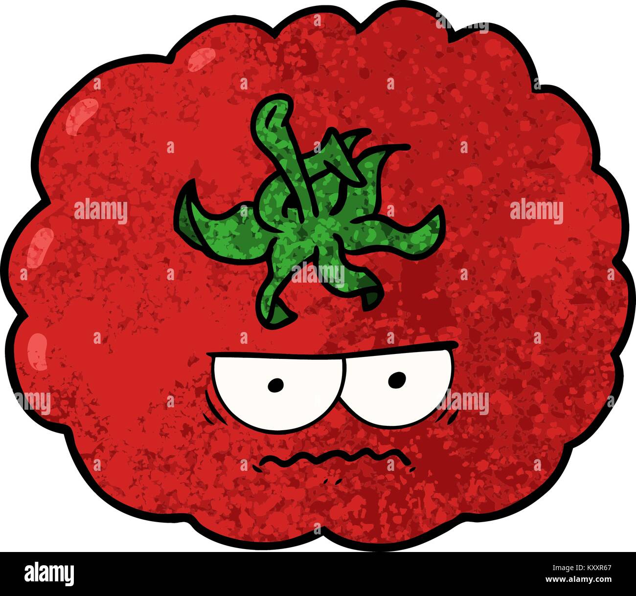 cartoon angry tomato Stock Vector Image & Art - Alamy