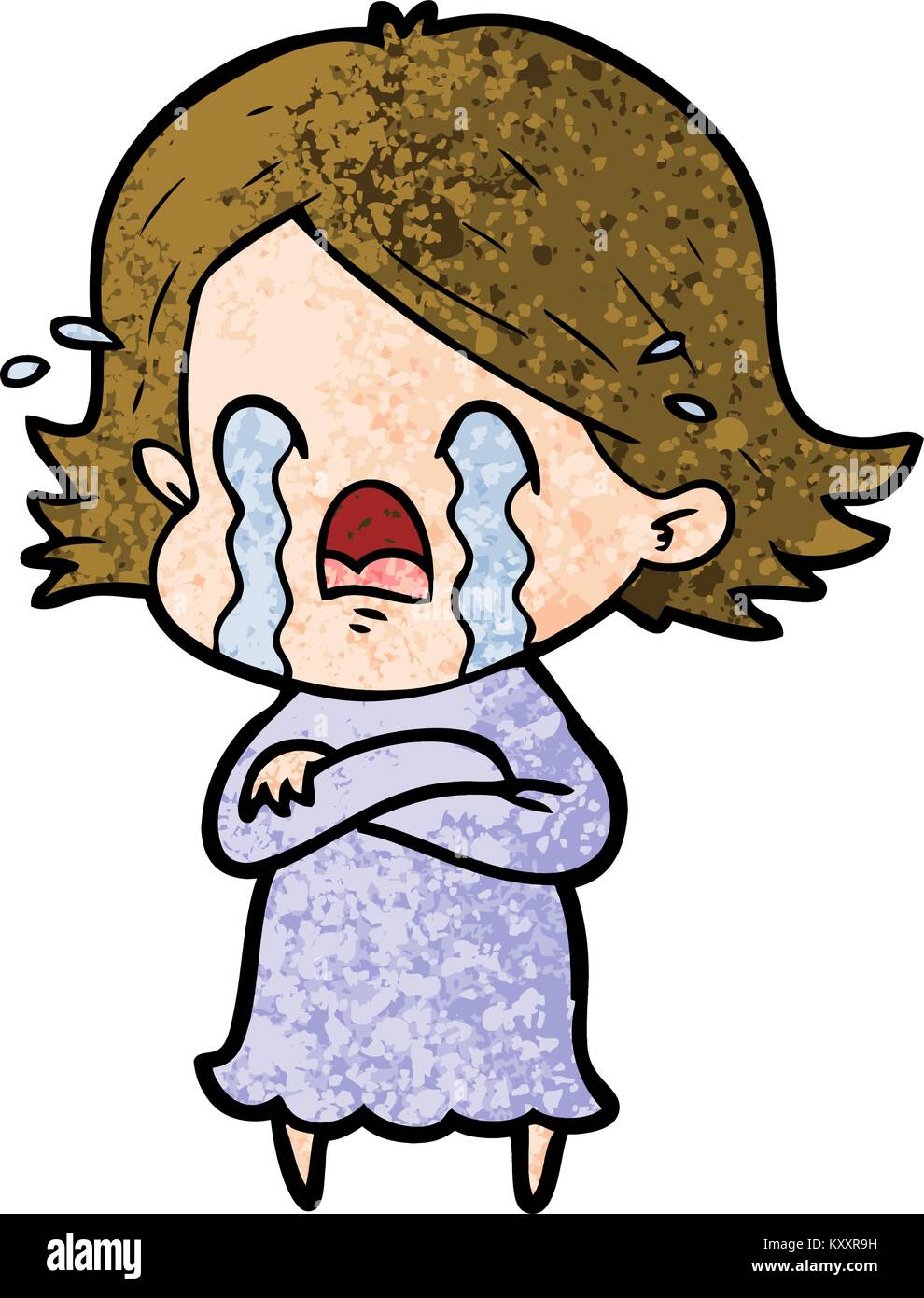 cartoon woman crying Stock Vector Image & Art - Alamy