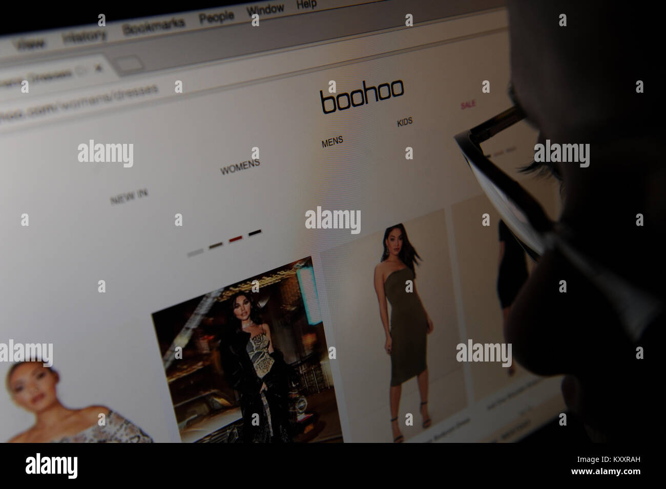 Bohoo model hi-res stock photography and images - Alamy