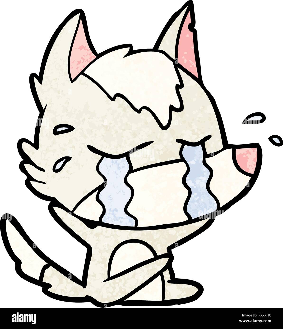 cartoon crying wolf Stock Vector Image & Art - Alamy