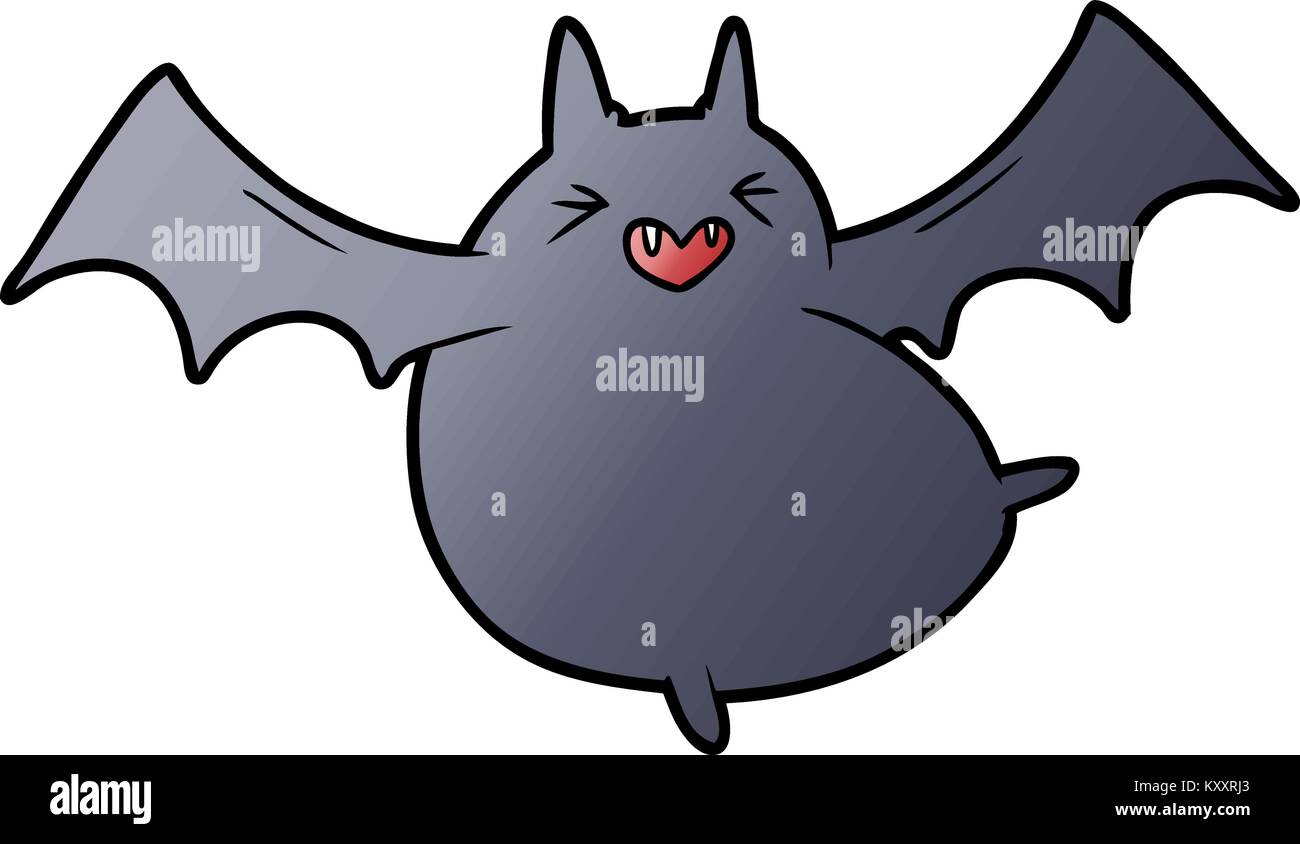 spooky cartoon bat Stock Vector Image & Art - Alamy