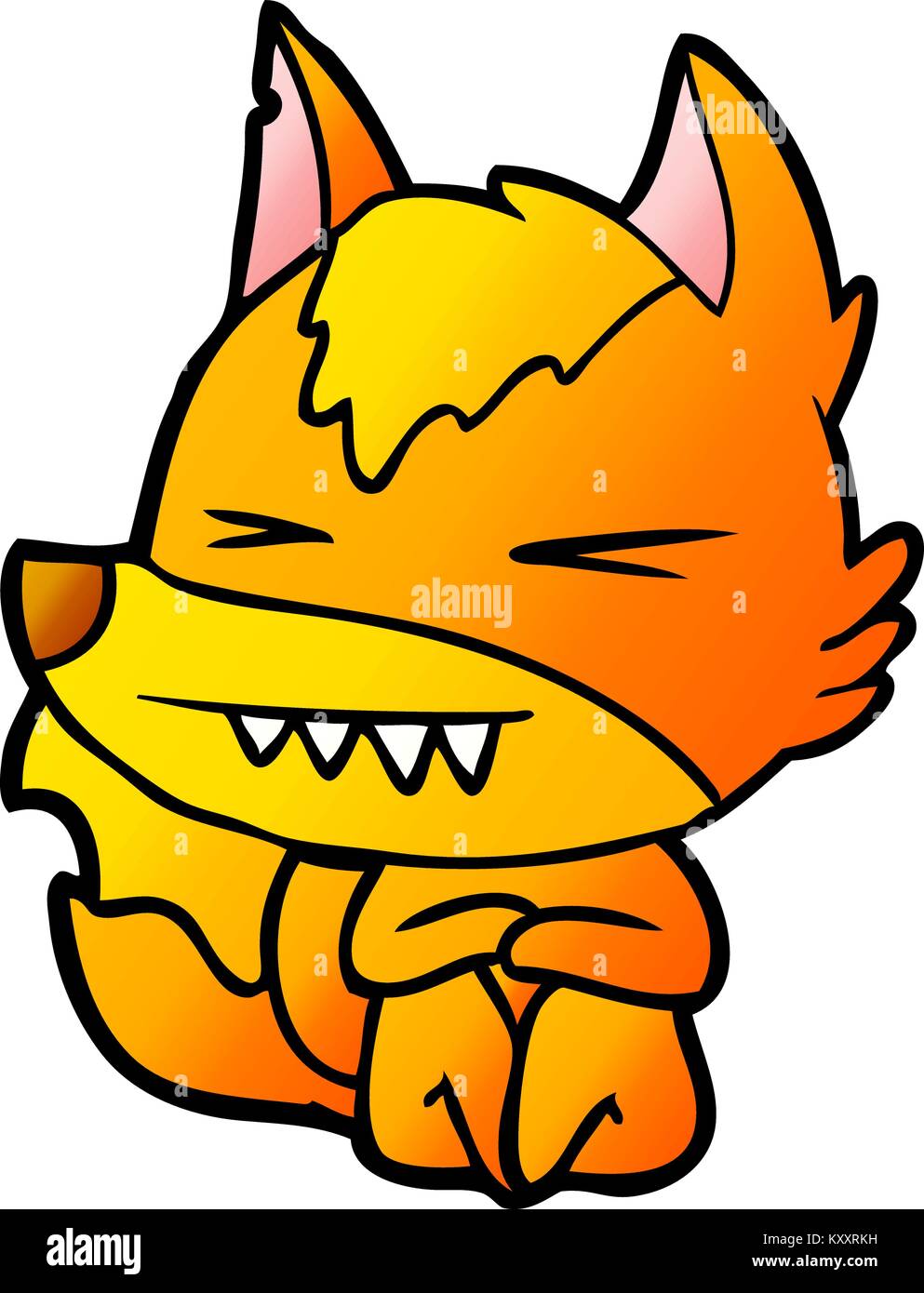 fox cartoon character Stock Vector Image & Art - Alamy