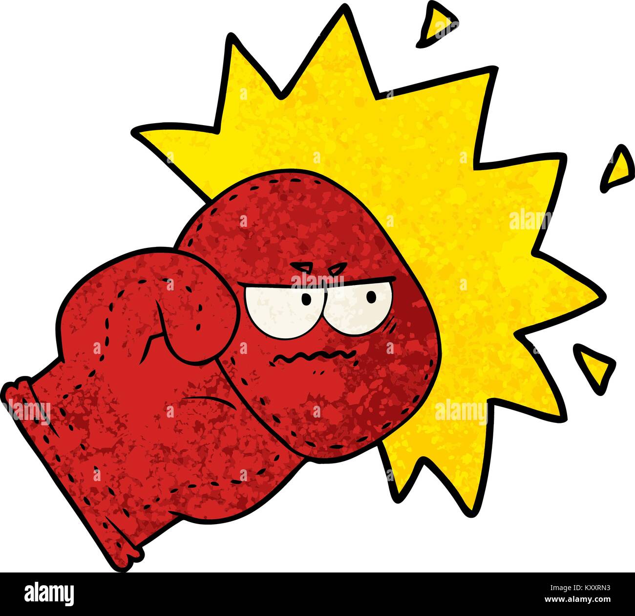cartoon boxing glove Stock Vector Image & Art - Alamy