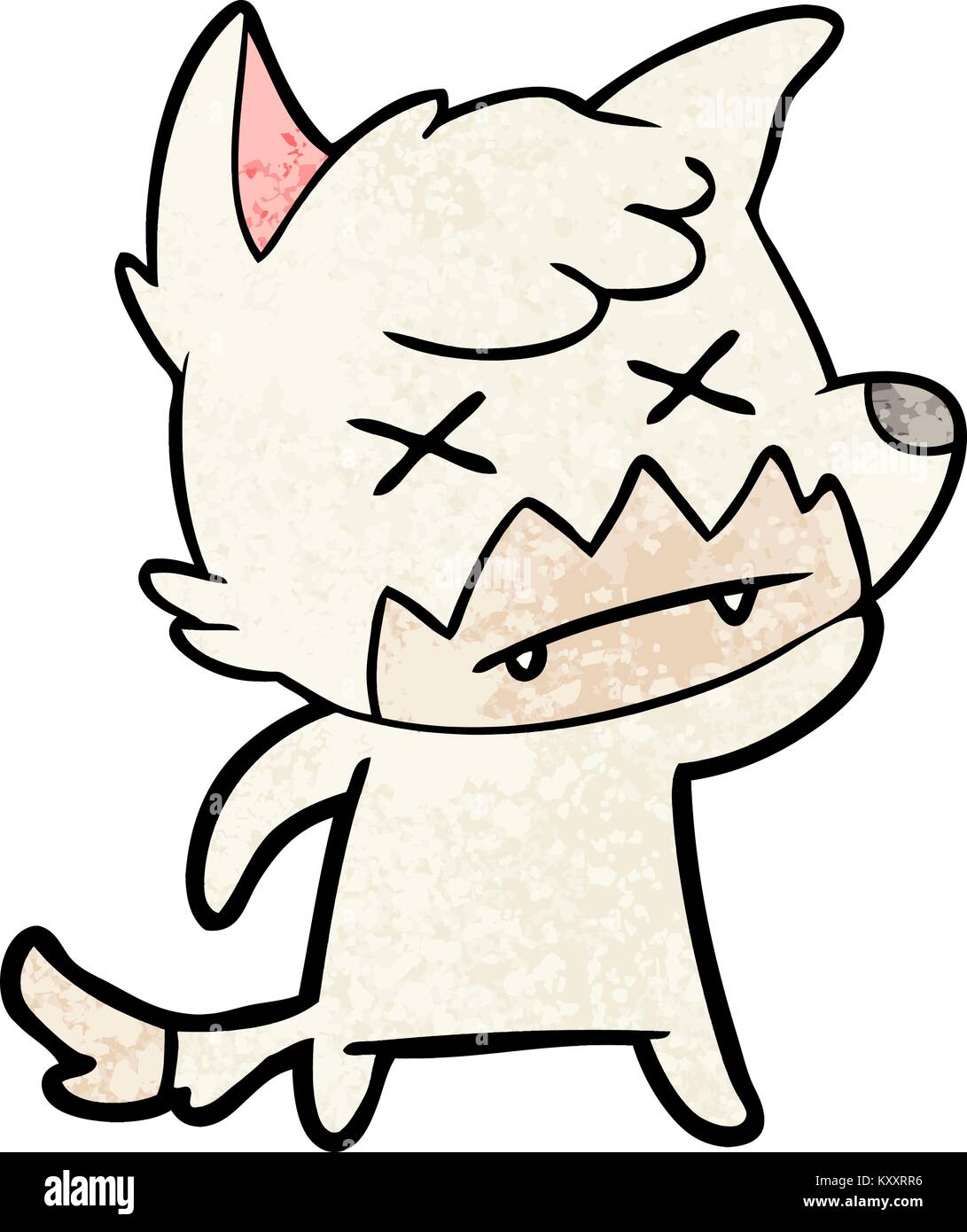 cartoon dead fox Stock Vector Image & Art - Alamy