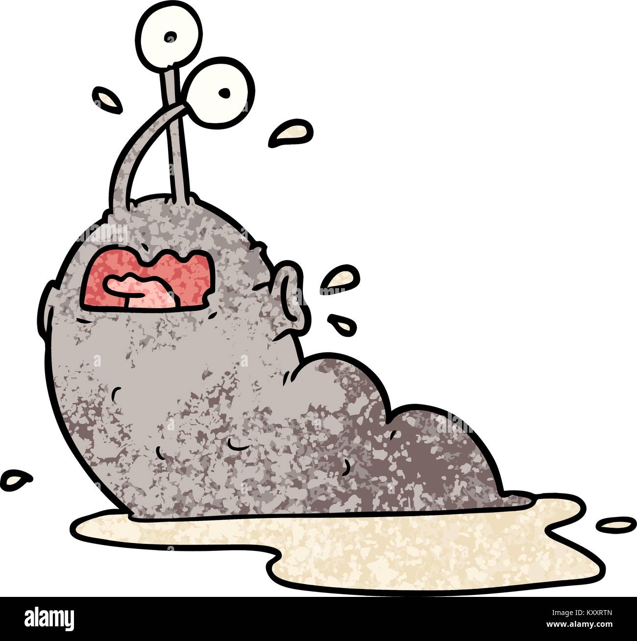 gross cartoon slug Stock Vector Image & Art - Alamy