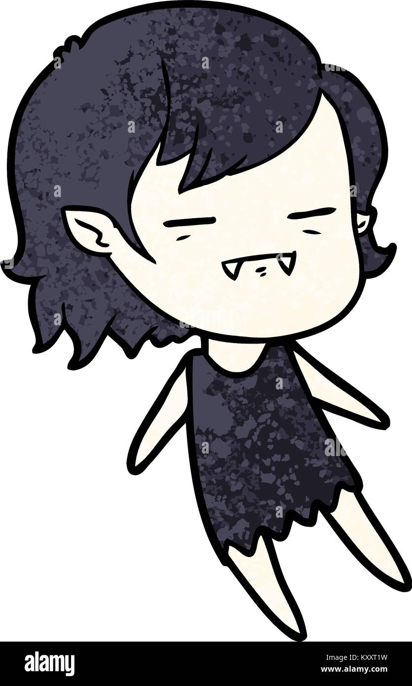 cartoon undead vampire girl flying Stock Vector Image & Art - Alamy