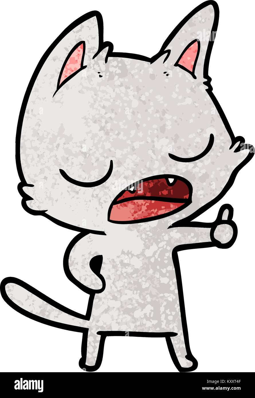 talking cat cartoon Stock Vector Image & Art - Alamy