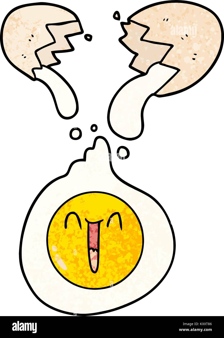 cartoon cracked egg Stock Vector Image & Art - Alamy
