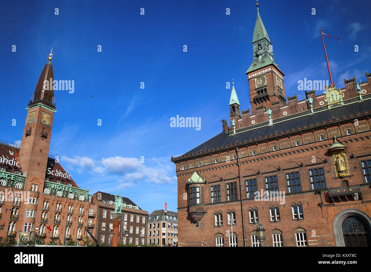COPENHAGEN, DENMARK - AUGUST 15, 2016: Scandic Palace Hotel is a ...