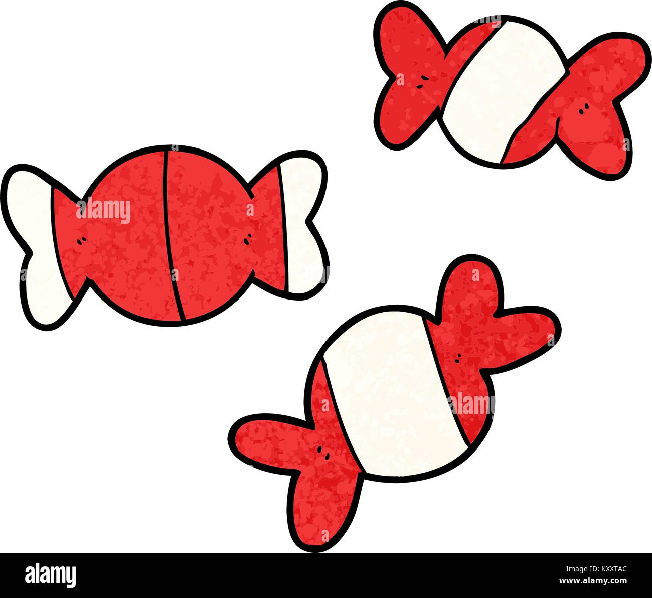 cartoon wrapped candy Stock Vector Image & Art - Alamy