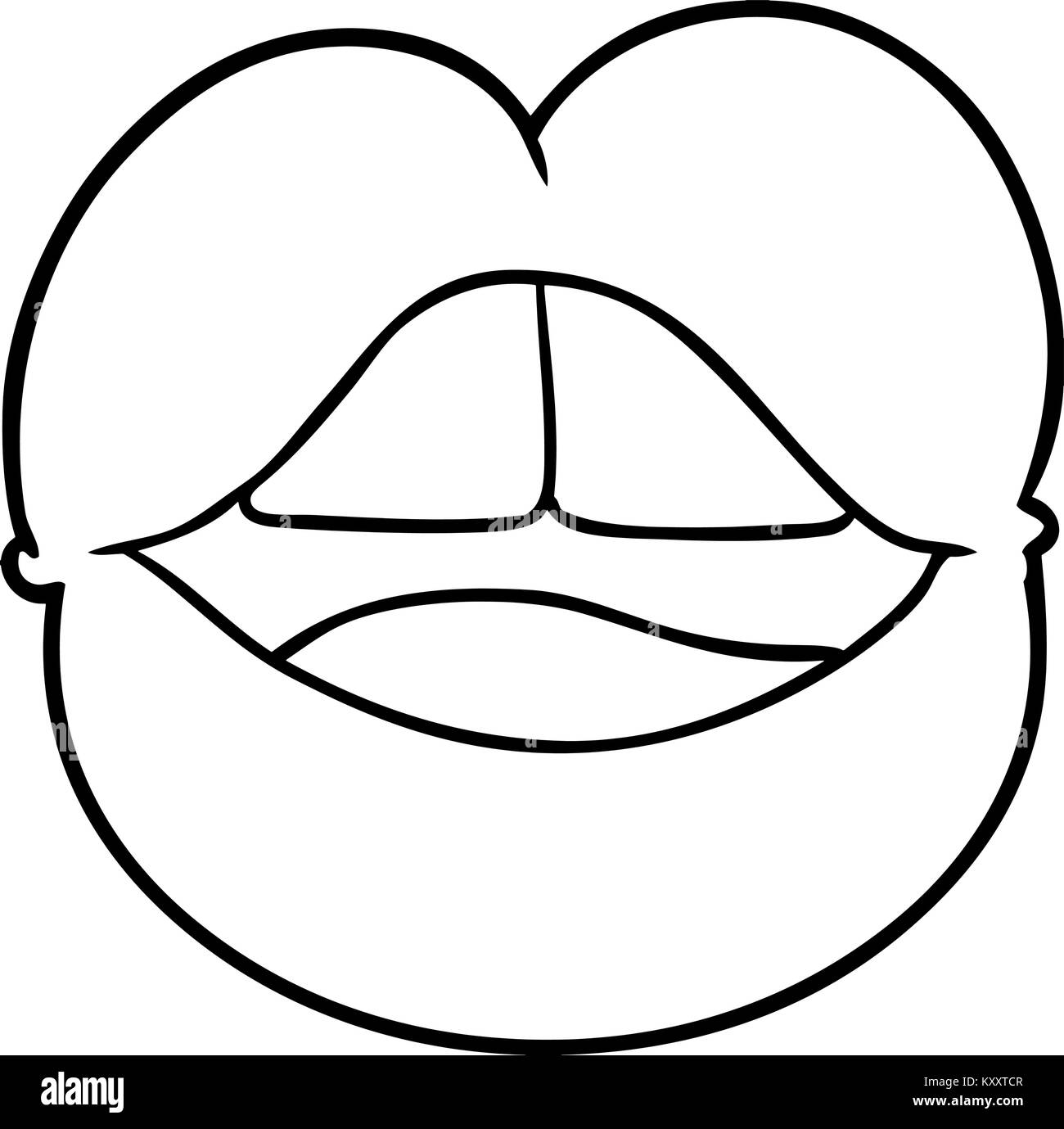 cartoon full lips Stock Vector Image & Art - Alamy