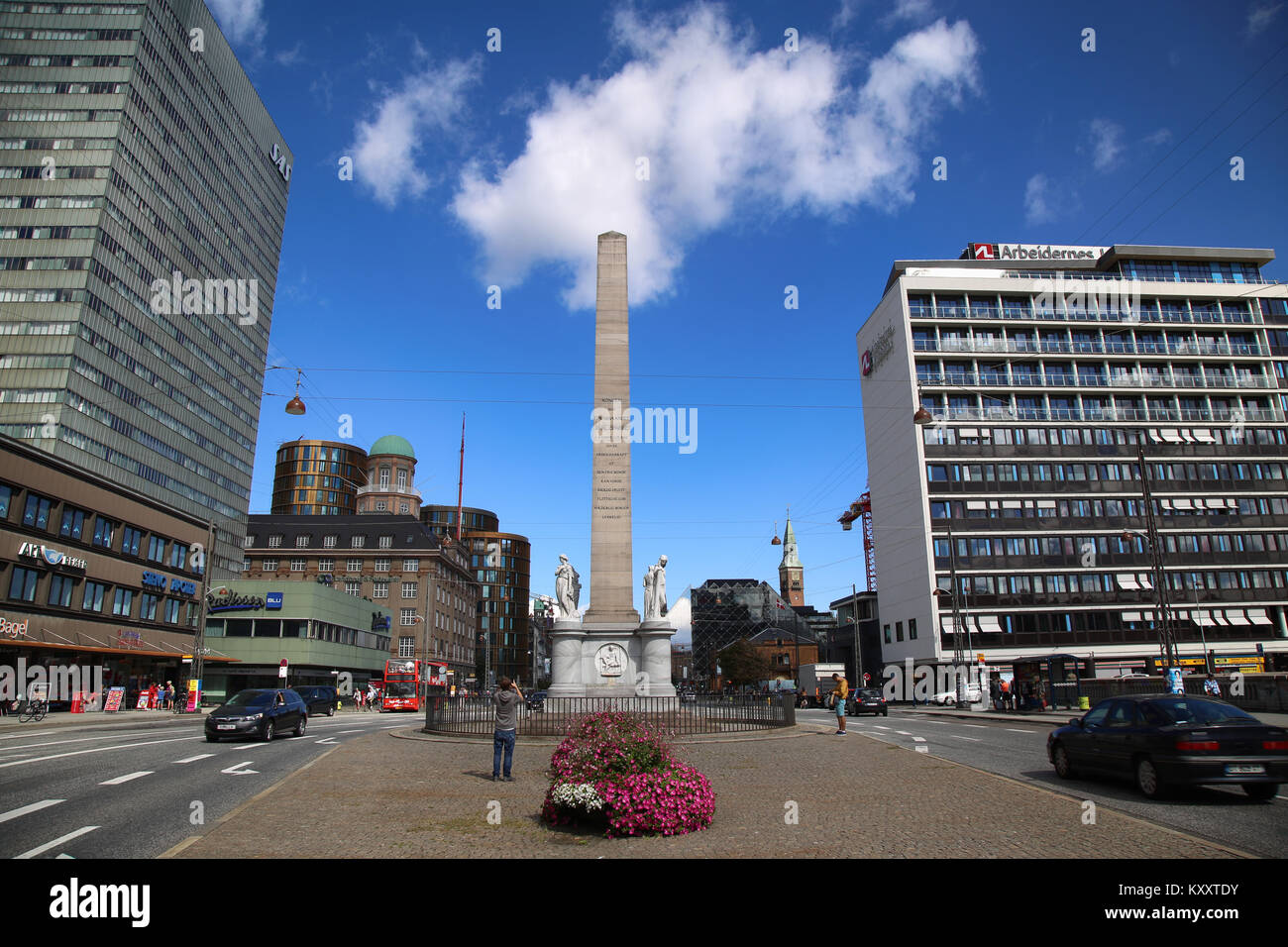 COPENHAGEN, DENMARK - AUGUST 16, 2016: The Liberty Memorial is placed ...