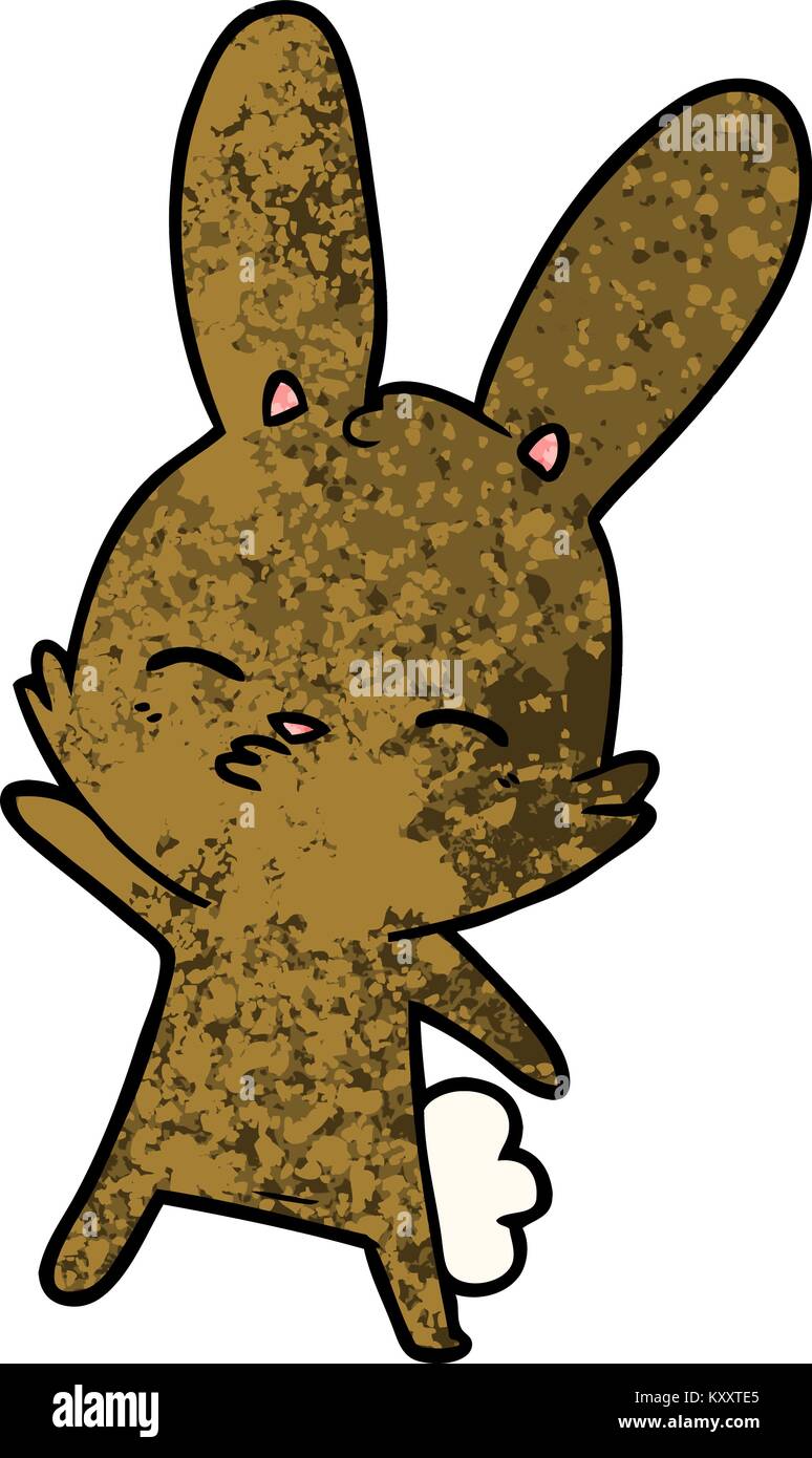 curious bunny cartoon Stock Vector Image & Art - Alamy