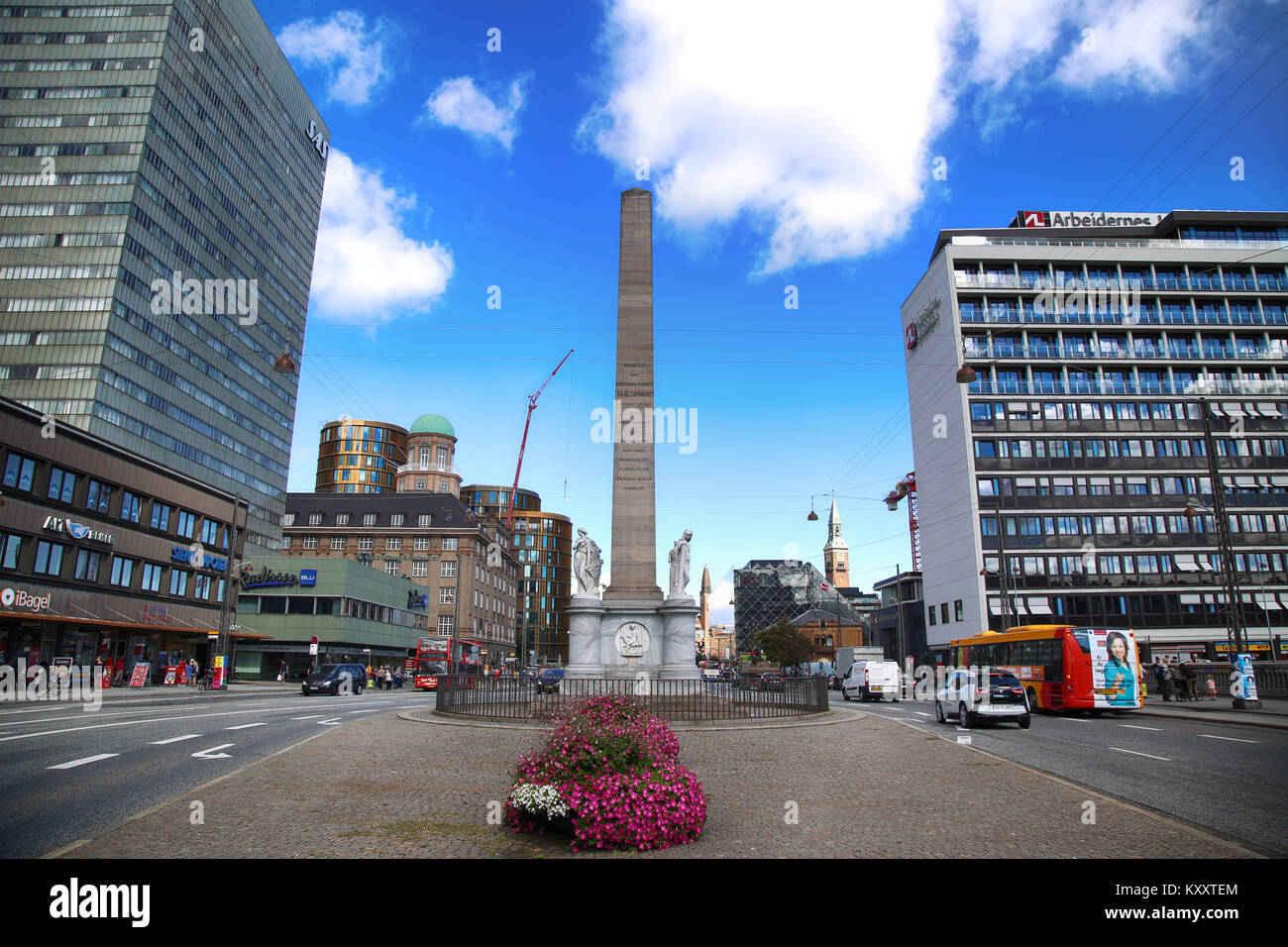 COPENHAGEN, DENMARK - AUGUST 16, 2016: The Liberty Memorial is placed ...