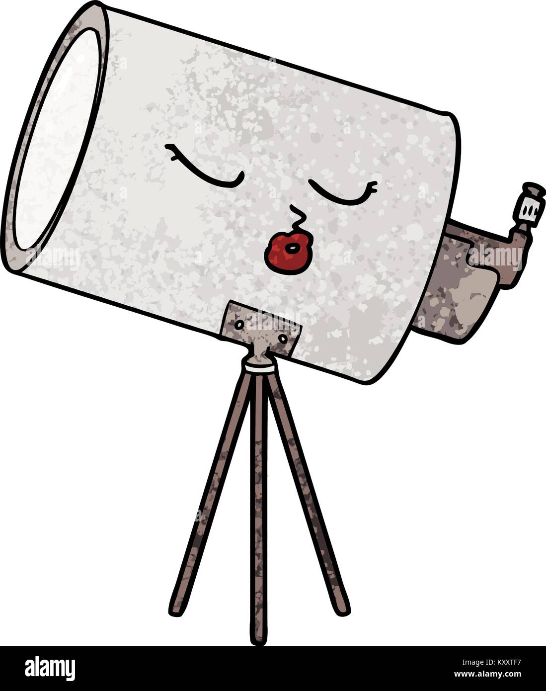 cartoon telescope with face Stock Vector Image & Art - Alamy