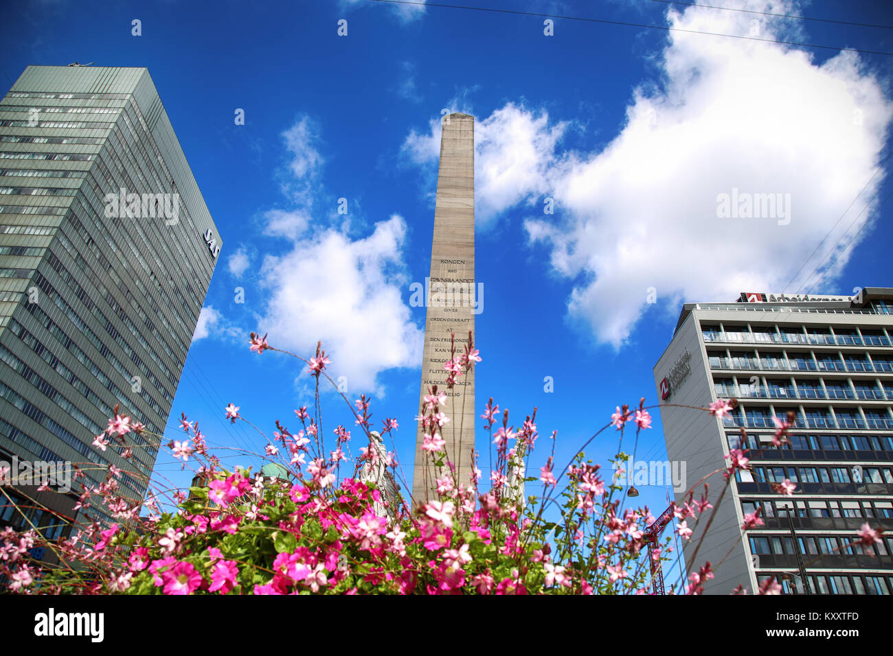 COPENHAGEN, DENMARK - AUGUST 16, 2016: The Liberty Memorial is placed ...
