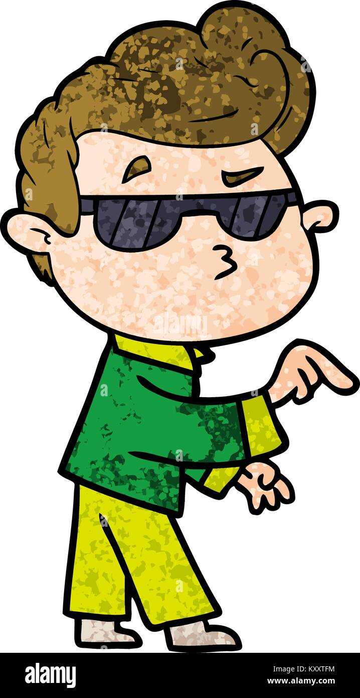 cartoon cool guy Stock Vector Image & Art - Alamy