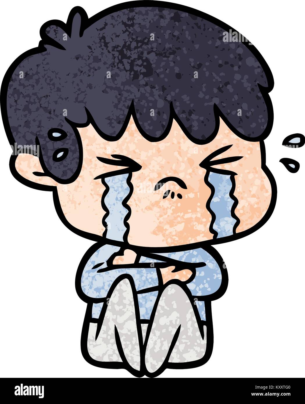 cartoon boy crying Stock Vector Image & Art - Alamy