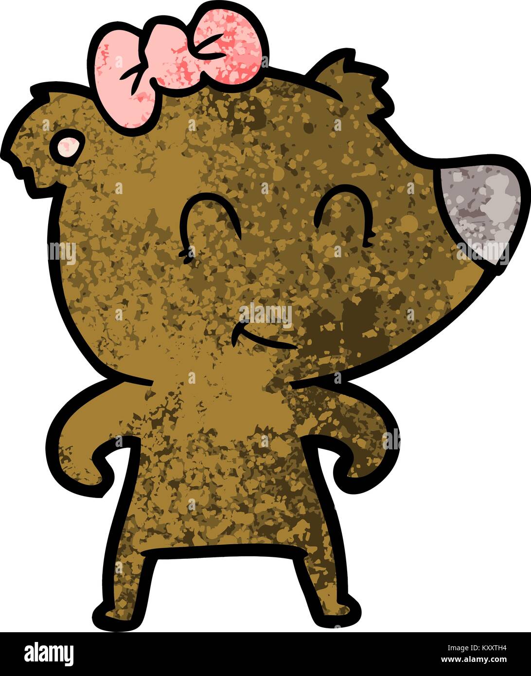 female bear cartoon Stock Vector Image & Art - Alamy