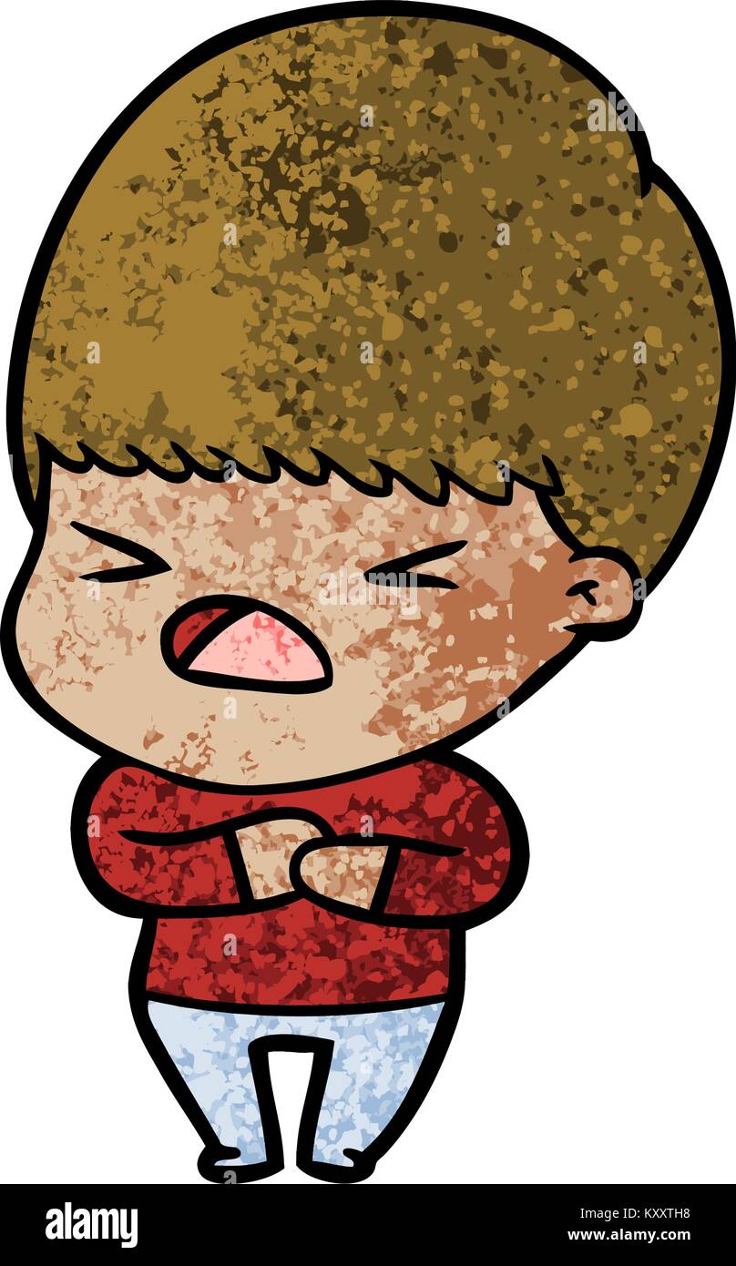 cartoon stressed man Stock Vector Image & Art - Alamy