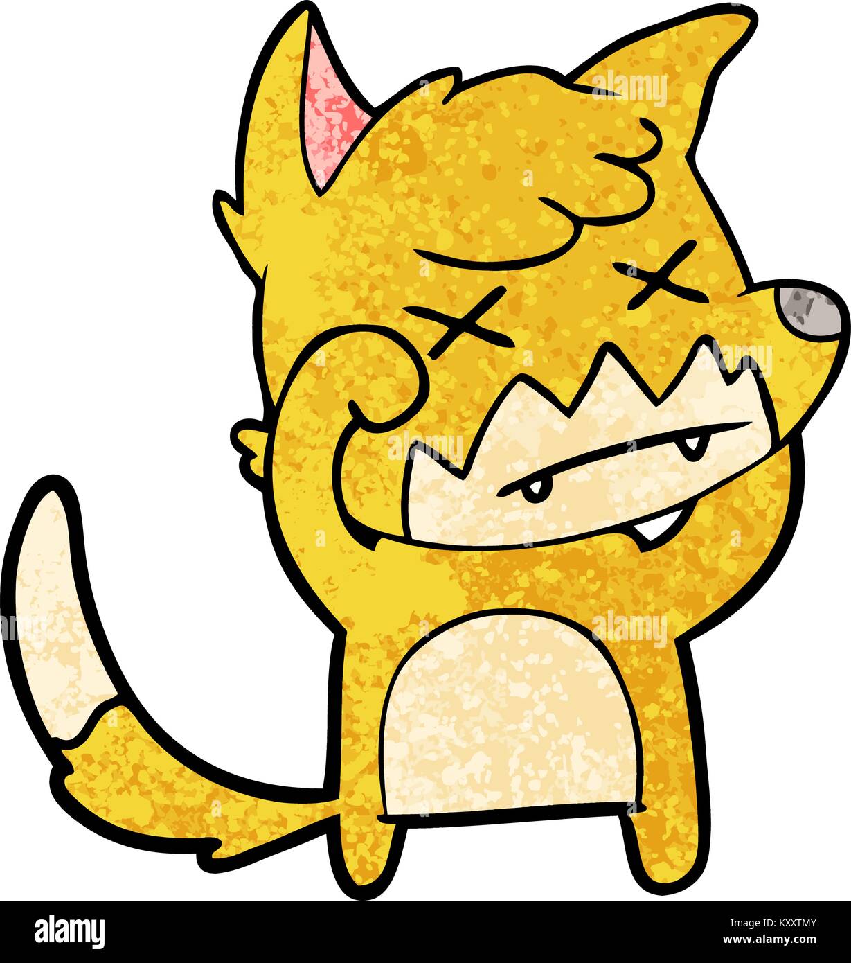 cartoon dead fox Stock Vector Image & Art - Alamy