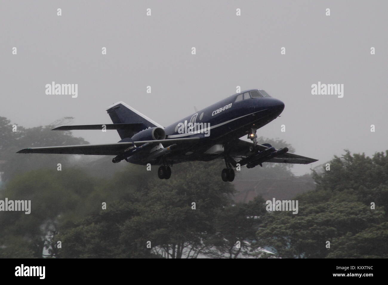 G-FRAP, a Dassault Falcon 20 operated by Cobham Aviation Services, at ...