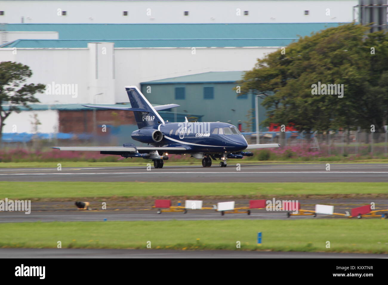 G-FRAP, a Dassault Falcon 20 operated by Cobham Aviation Services, at ...