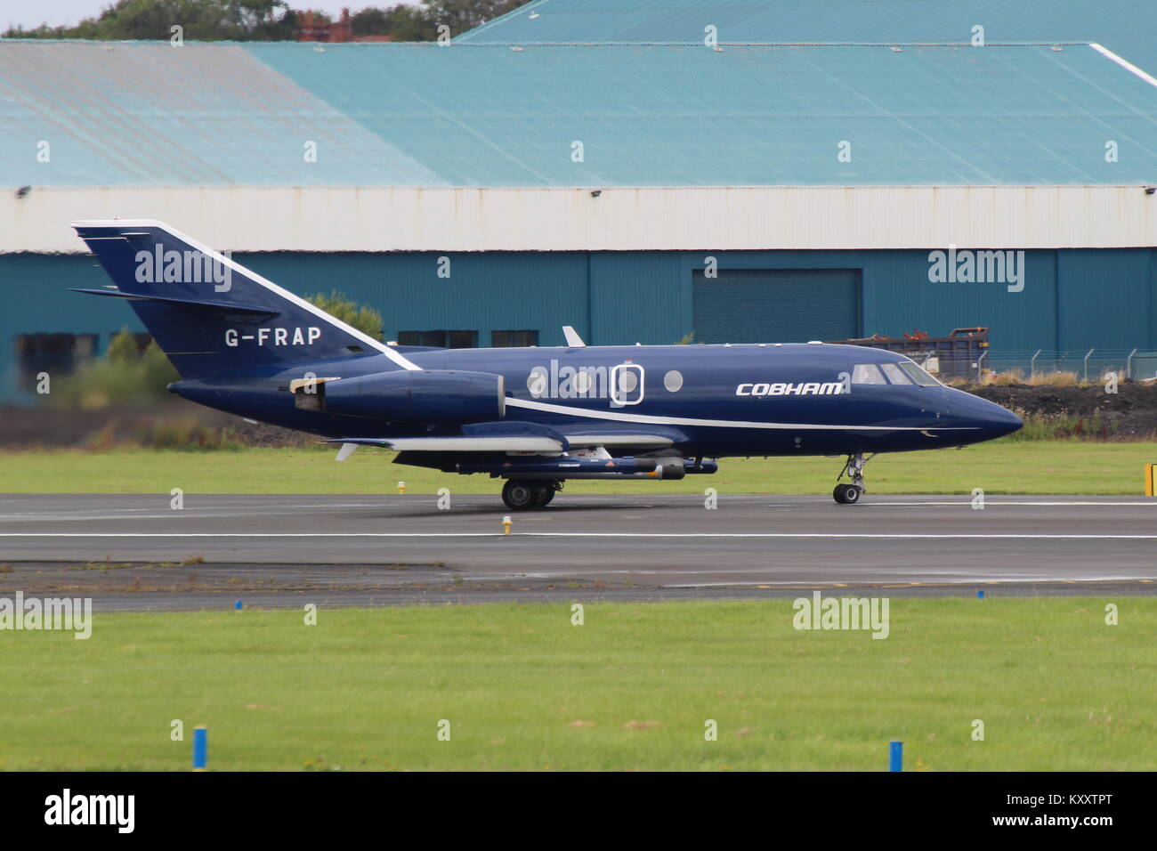 G-FRAP, a Dassault Falcon 20 operated by Cobham Aviation Services, at ...