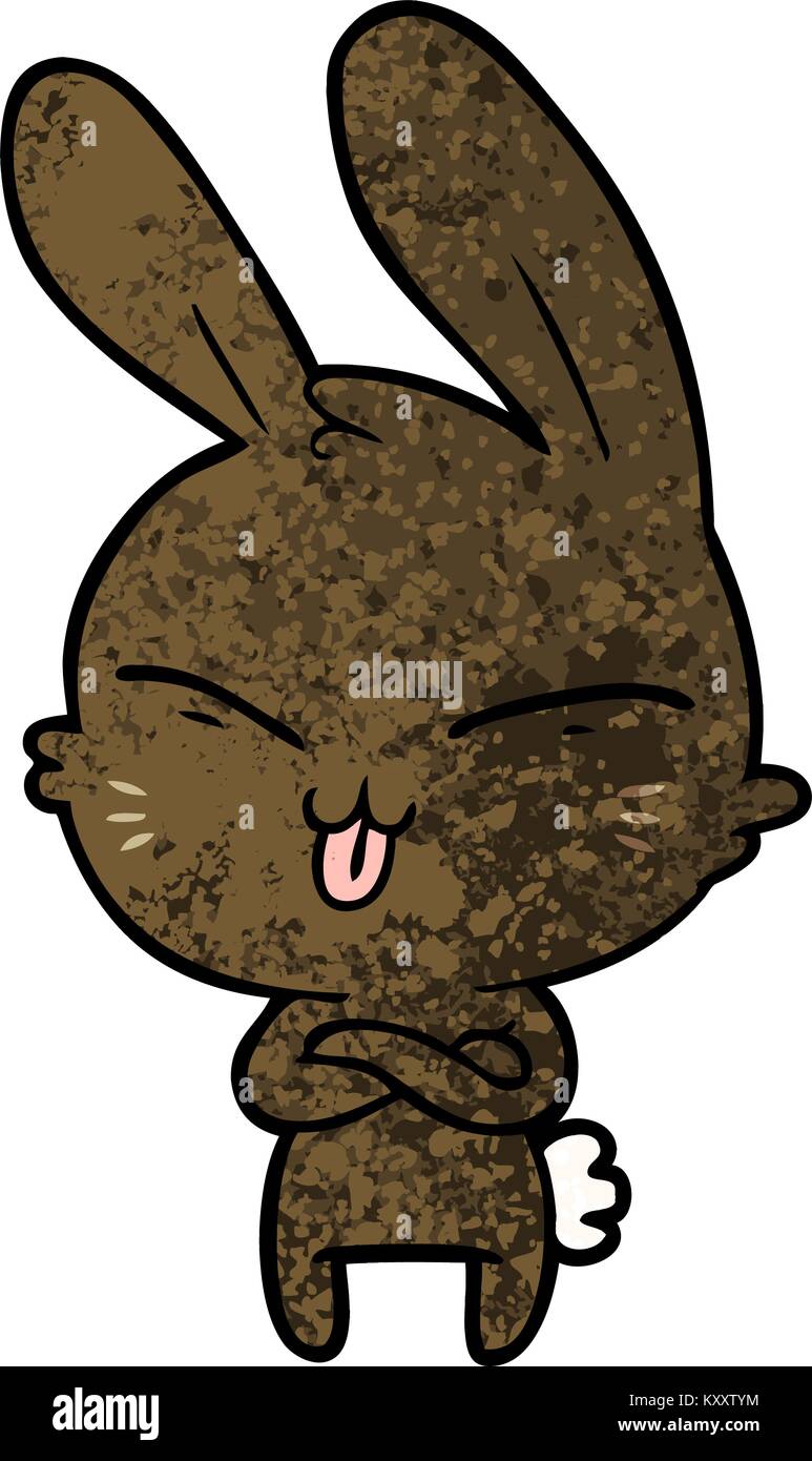 cute cartoon rabbit Stock Vector Image & Art - Alamy