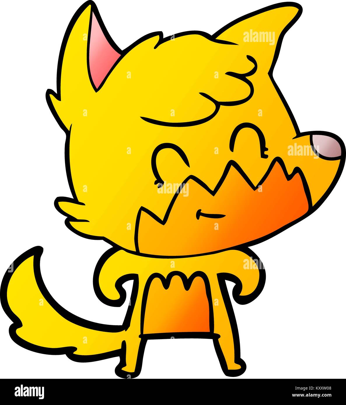 fox cartoon character Stock Vector Image & Art - Alamy
