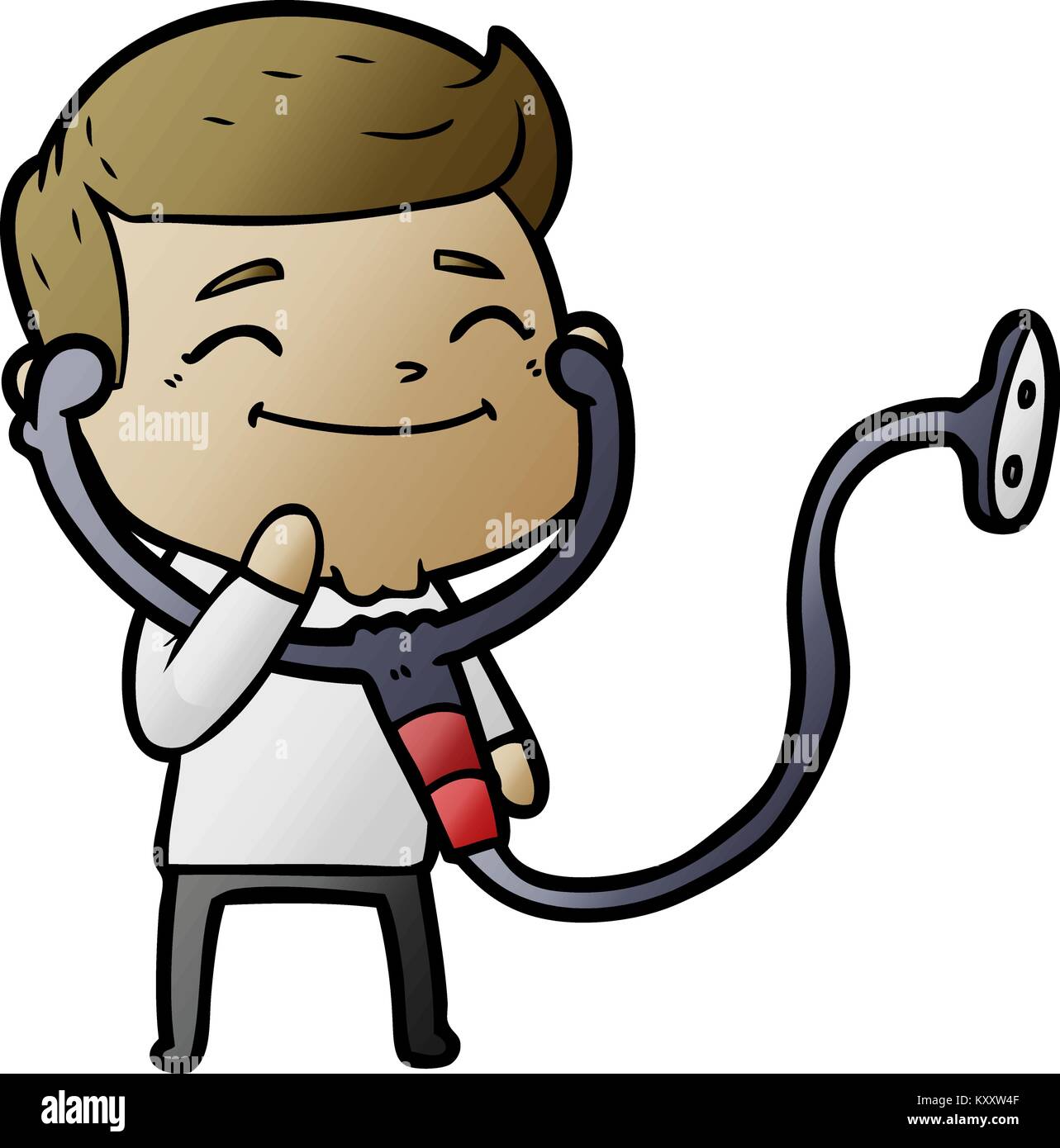 happy cartoon doctor Stock Vector Image & Art - Alamy