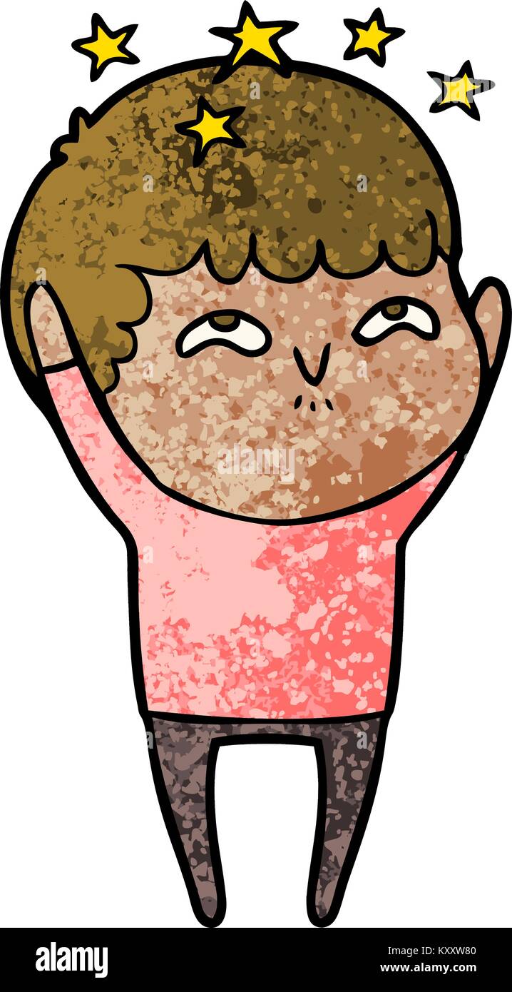 cartoon amazed boy Stock Vector Image & Art - Alamy