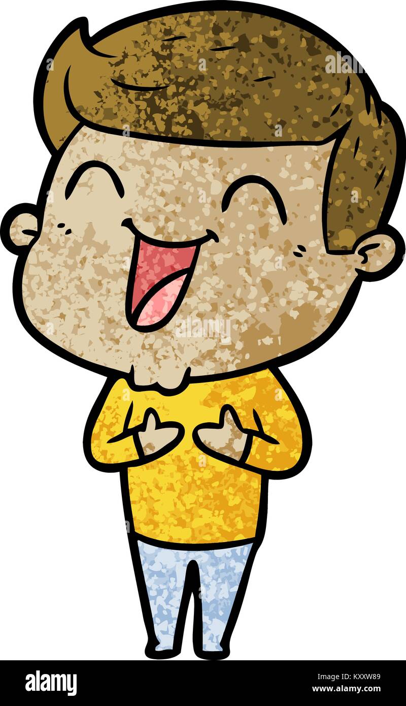 cartoon man laughing Stock Vector Image & Art - Alamy