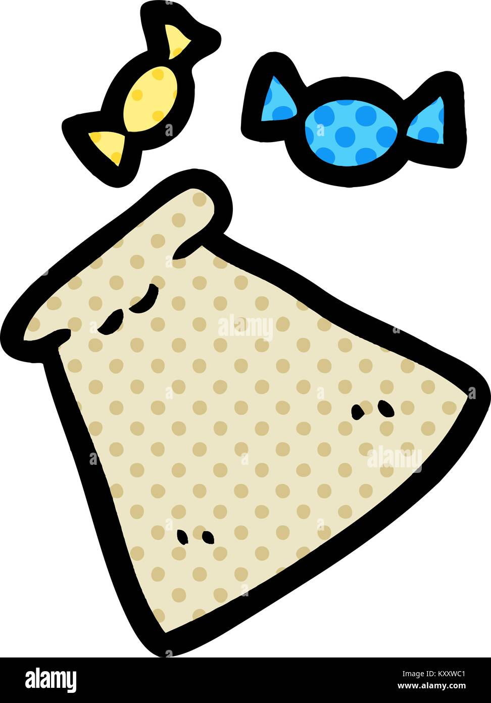 cartoon bag of candy Stock Vector Image & Art - Alamy