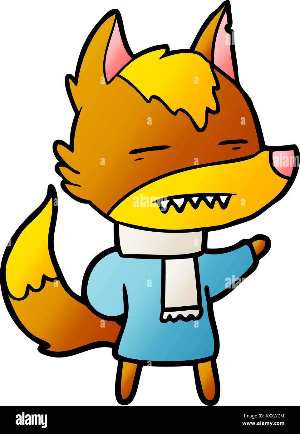 fox cartoon character Stock Vector Image & Art - Alamy